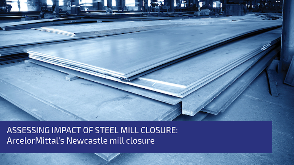 Assessing the impact of steel mill closure