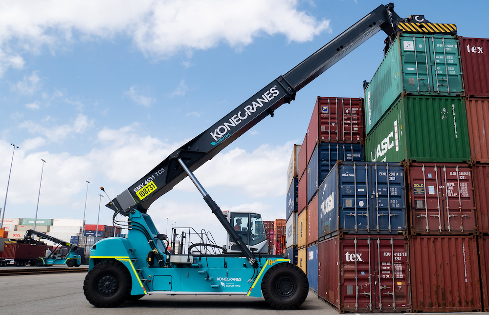 Reach stackers are revolutionising container handling processes