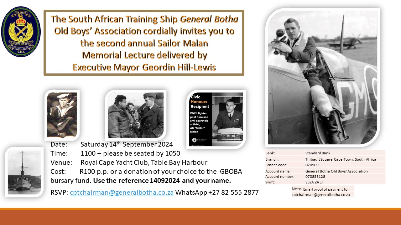 SAILOR MALAN MEMORIAL LECTURE